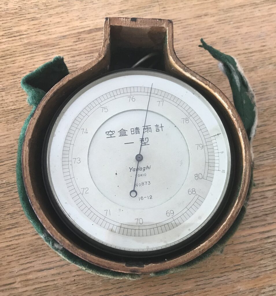 19th Century Japanese Barometer - Mostly Boxes Antiques!