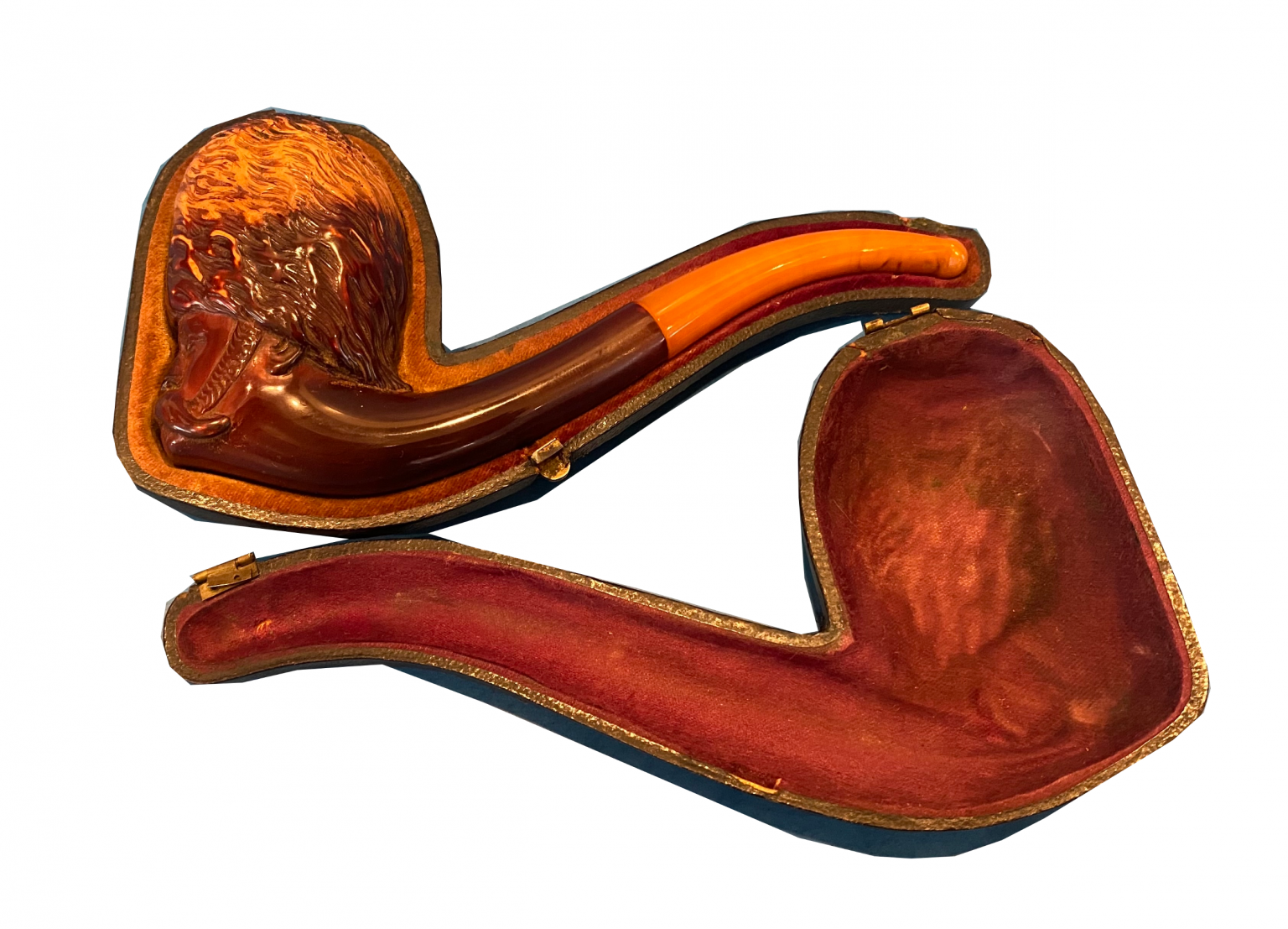 Victorian Amber & Meerschaum Pipe. - Mostly Boxes Antiques!