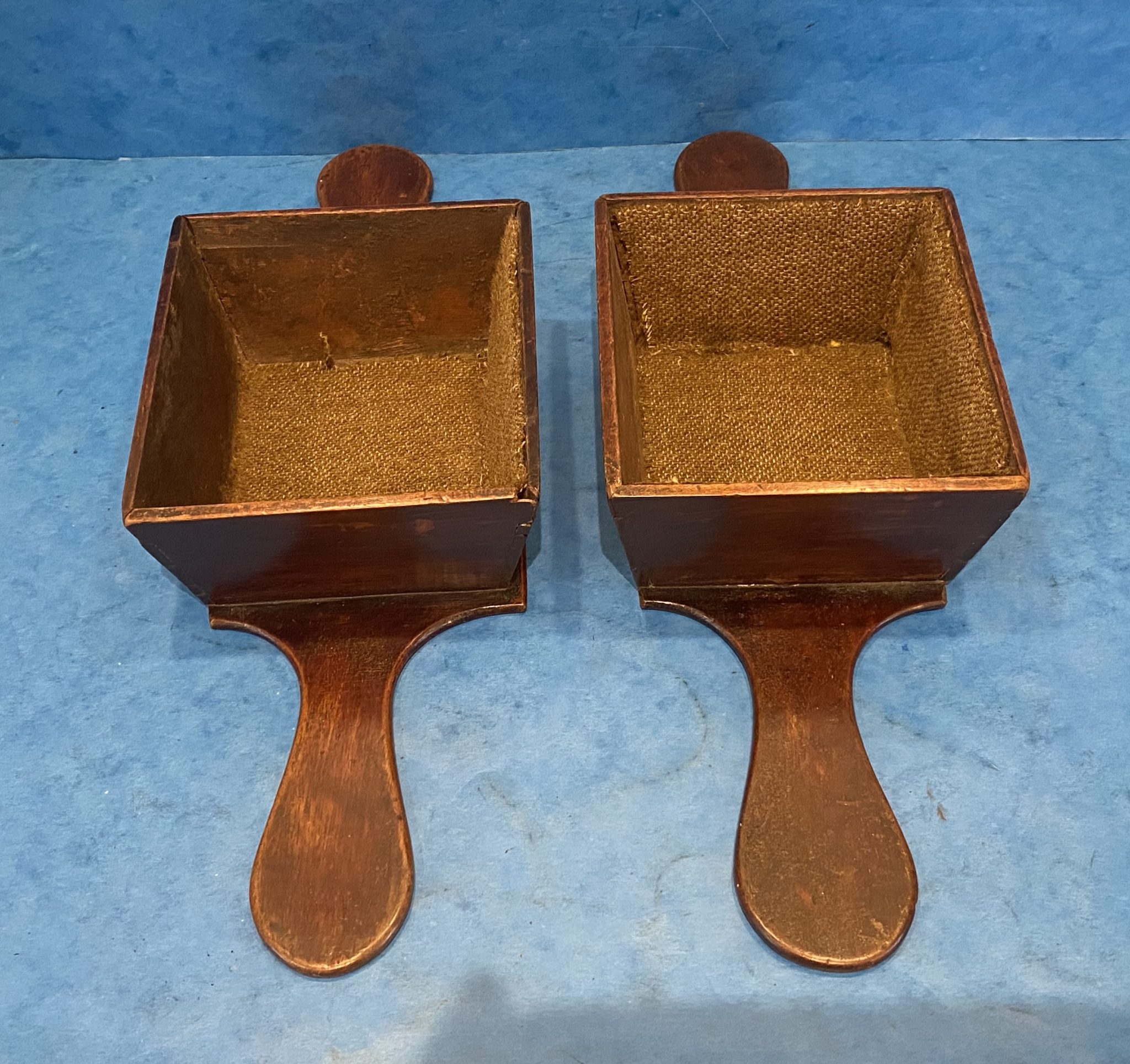 A Pair Of Victorian Mahogany Church Collection Boxes - Mostly Boxes ...