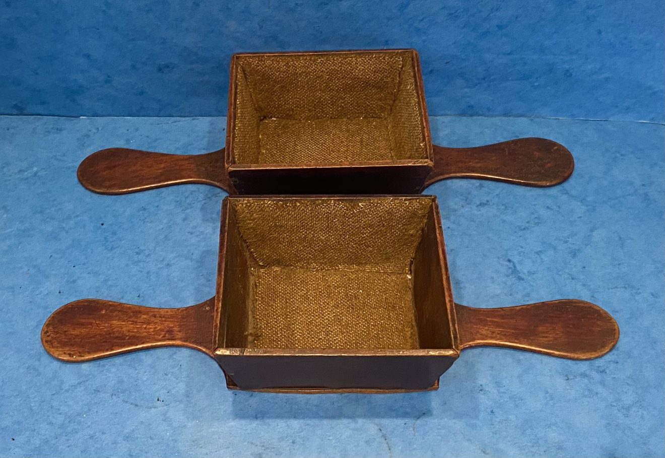 A Pair Of Victorian Mahogany Church Collection Boxes - Mostly Boxes ...