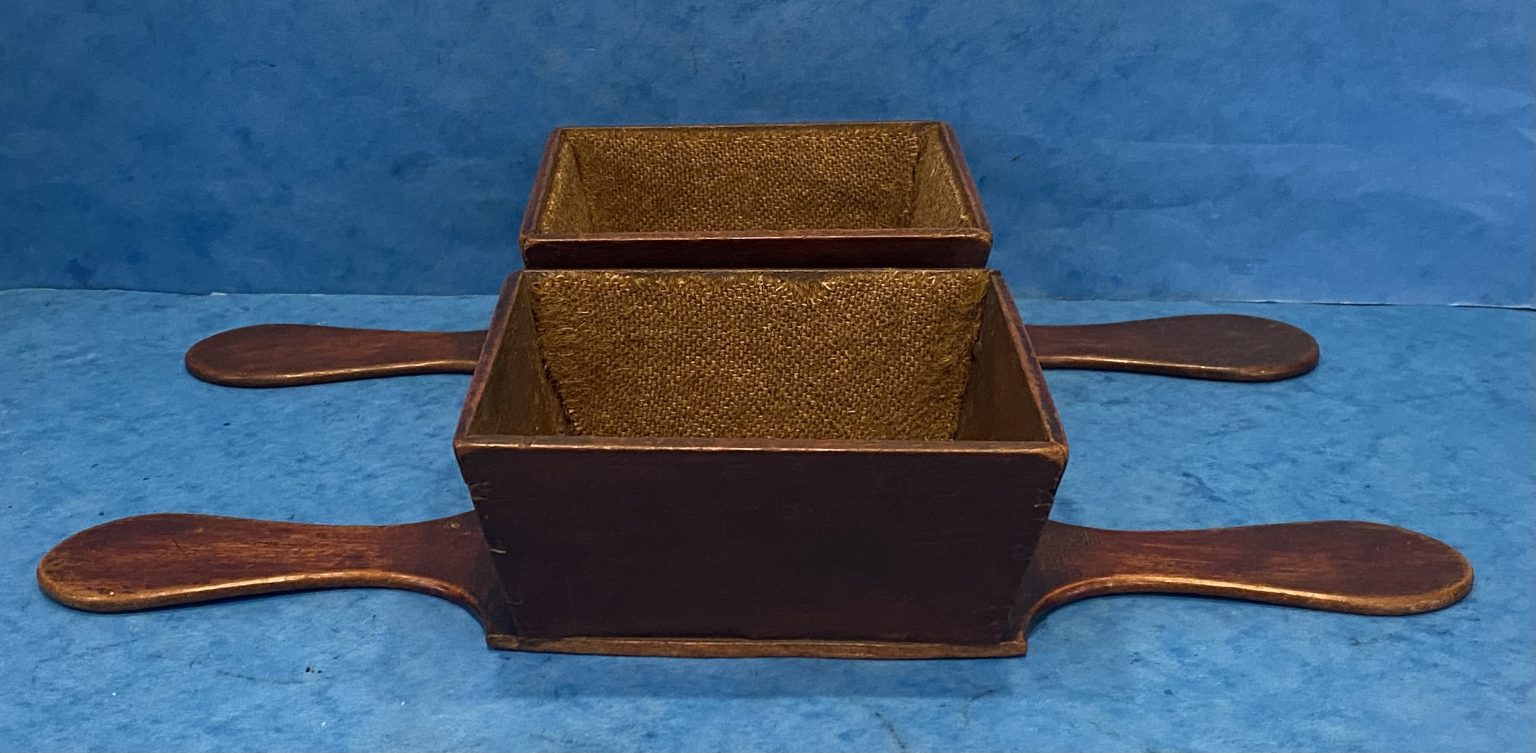 A Pair Of Victorian Mahogany Church Collection Boxes - Mostly Boxes ...
