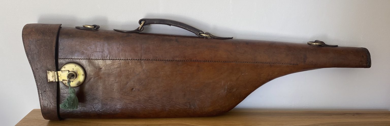 Victorian Leather Gun Case. - Mostly Boxes Antiques!