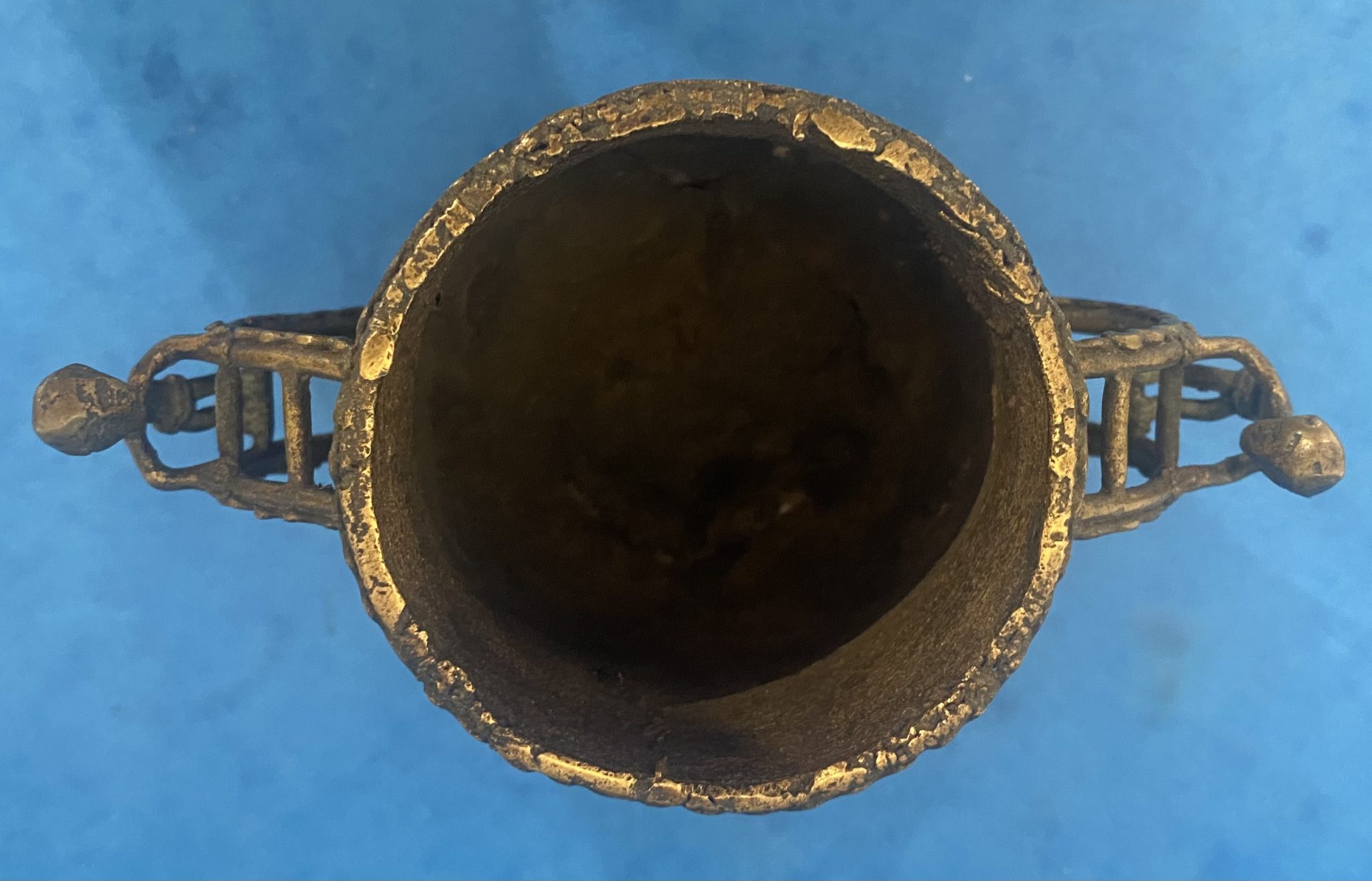 Bronze African Tribal “Ashanti Kuduo Bronze container. - Mostly Boxes ...