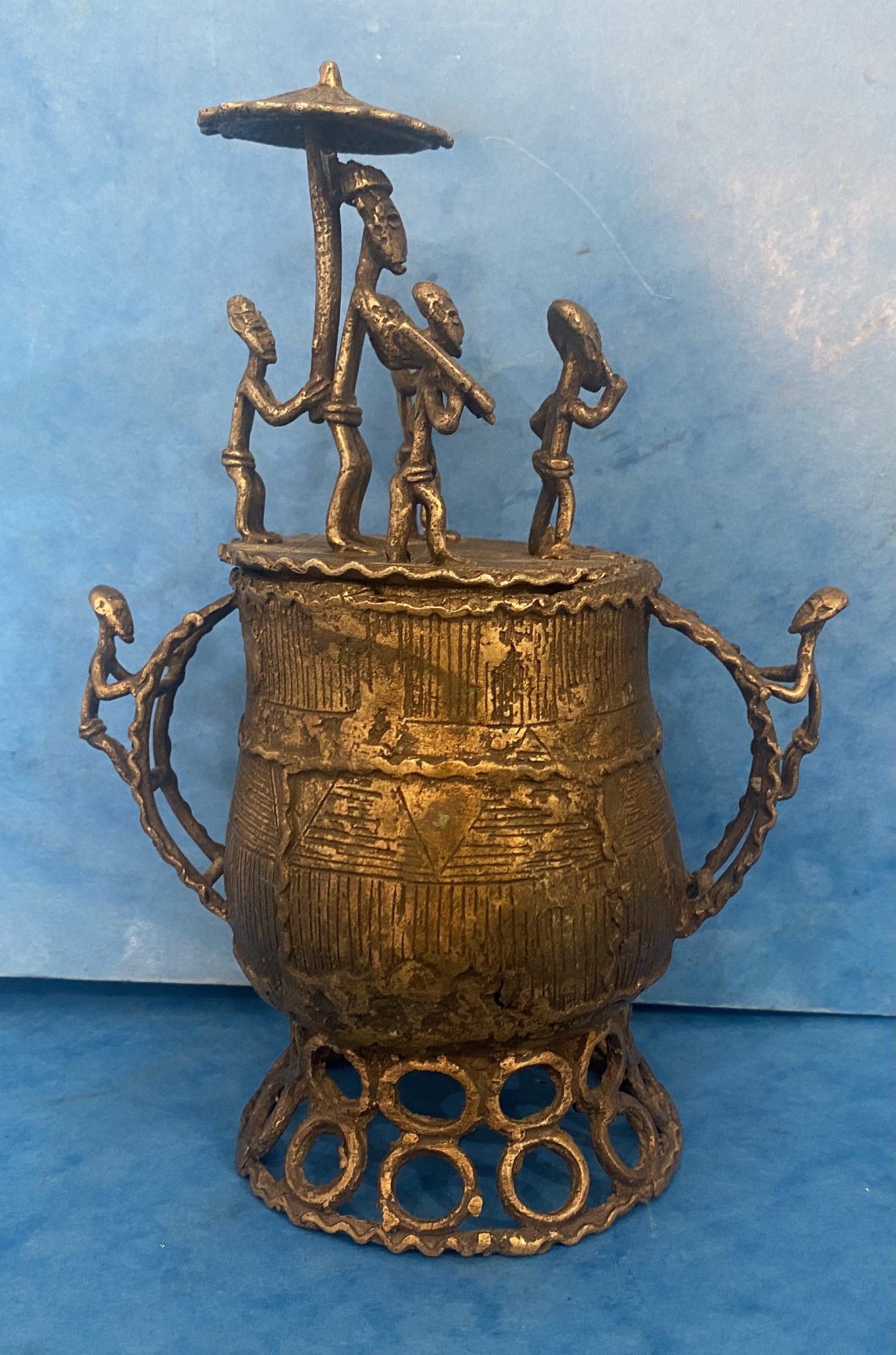 Bronze African Tribal “Ashanti Kuduo Bronze container. - Mostly Boxes ...