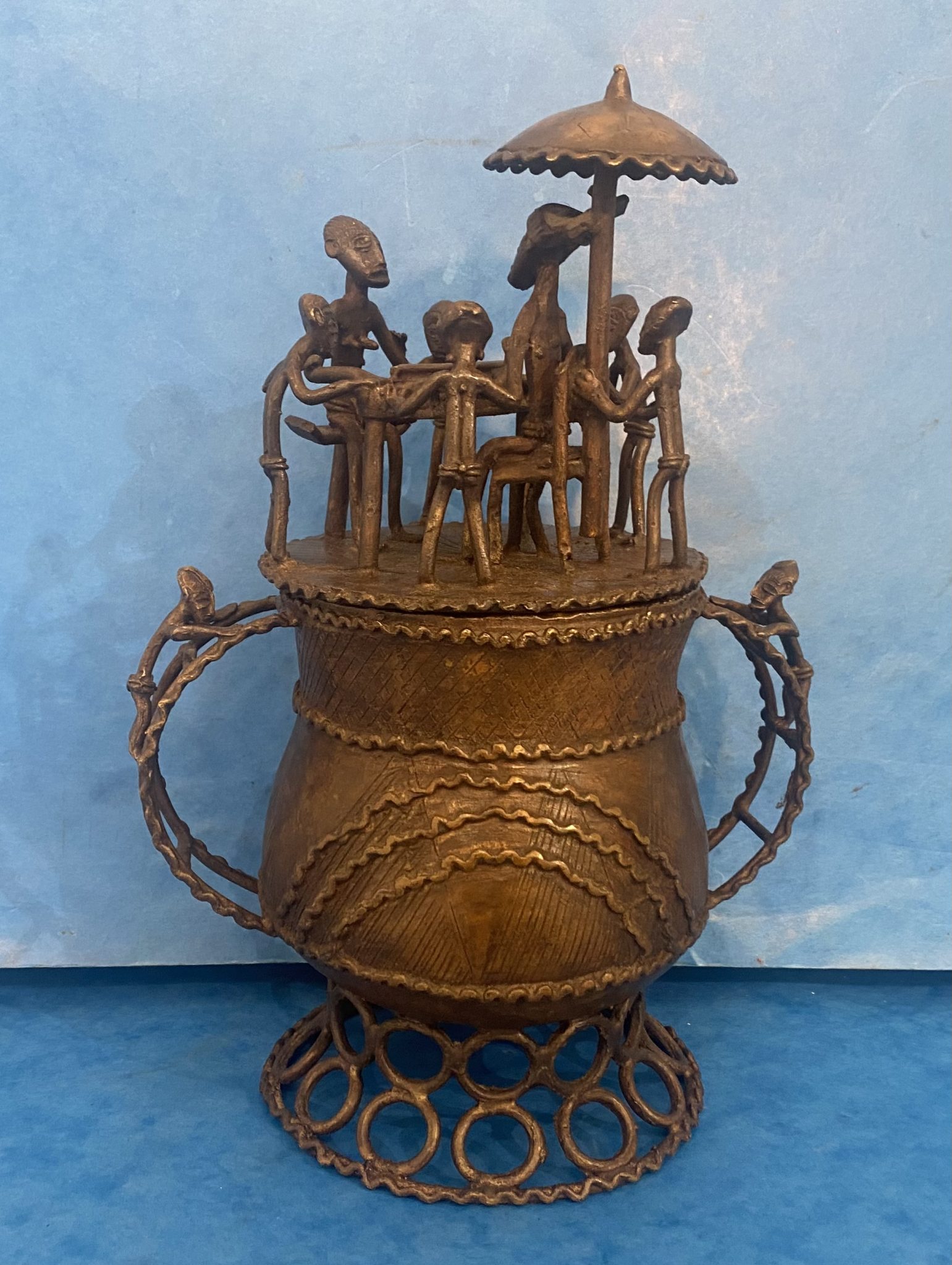Bronze African Tribal “Ashanti Kuduo Bronze container - Mostly Boxes ...