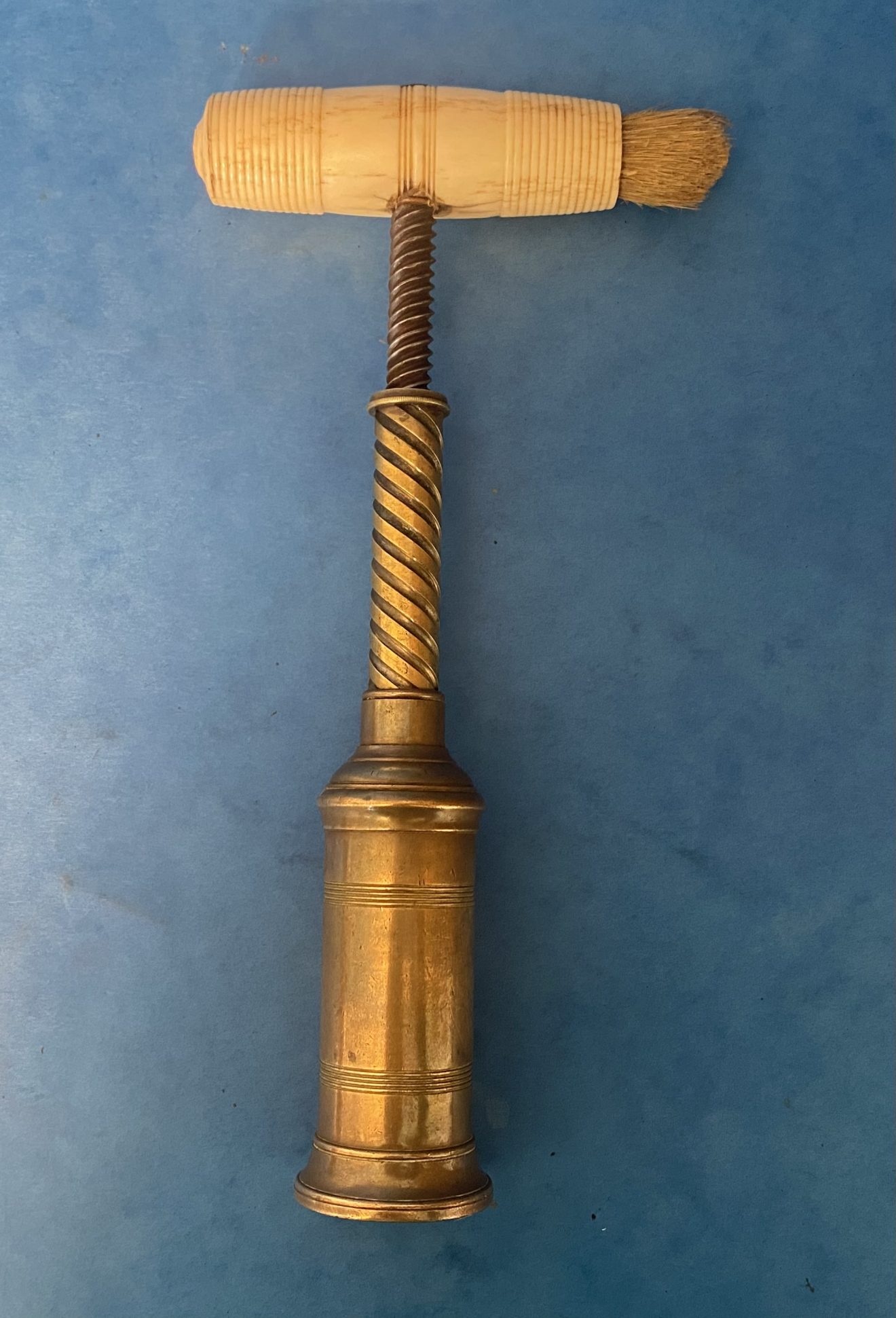 Victorian Bronze & Bone Corkscrew. - Mostly Boxes Antiques!