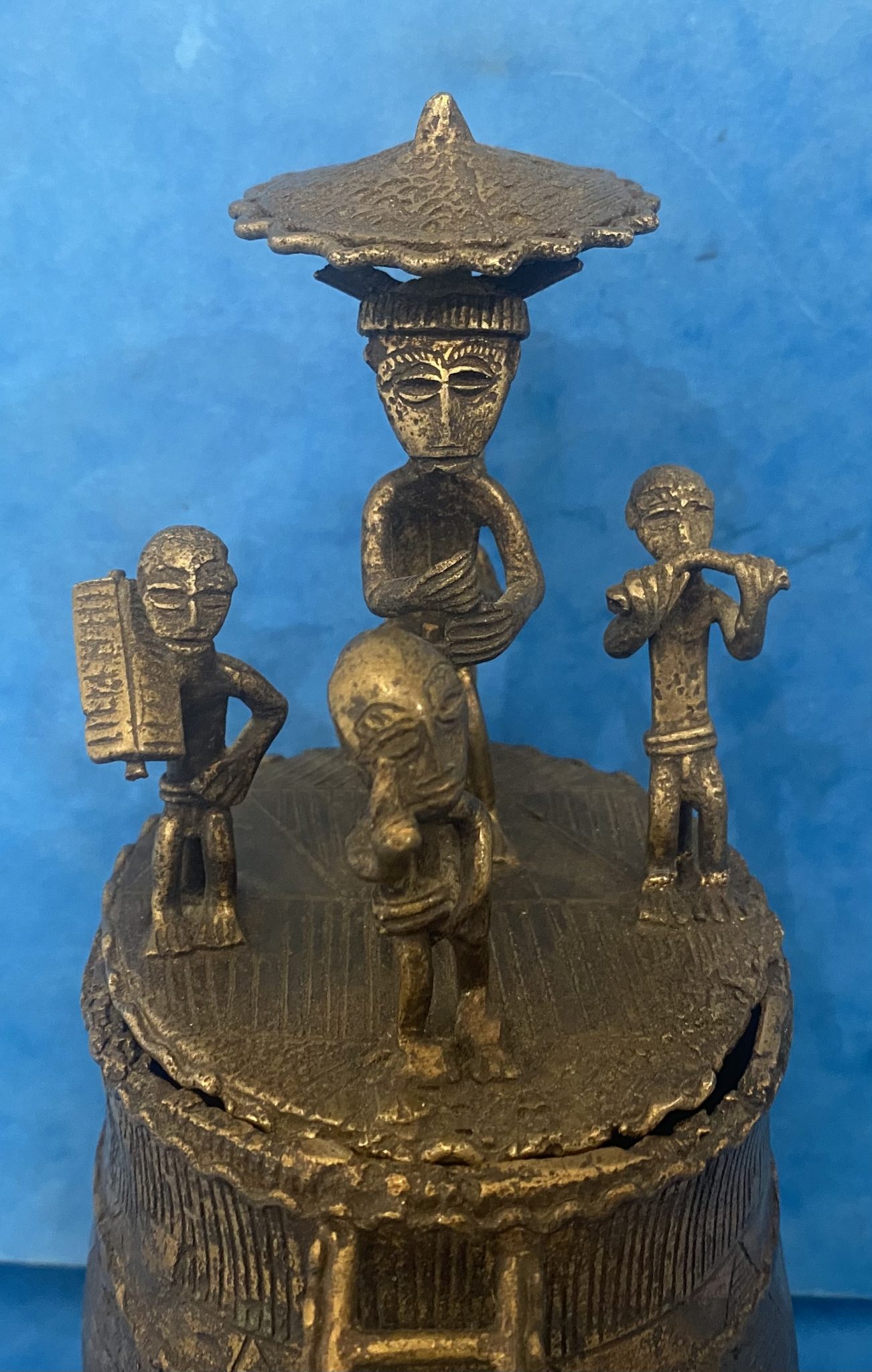 Bronze African Tribal “Ashanti Kuduo Bronze container. - Mostly Boxes ...