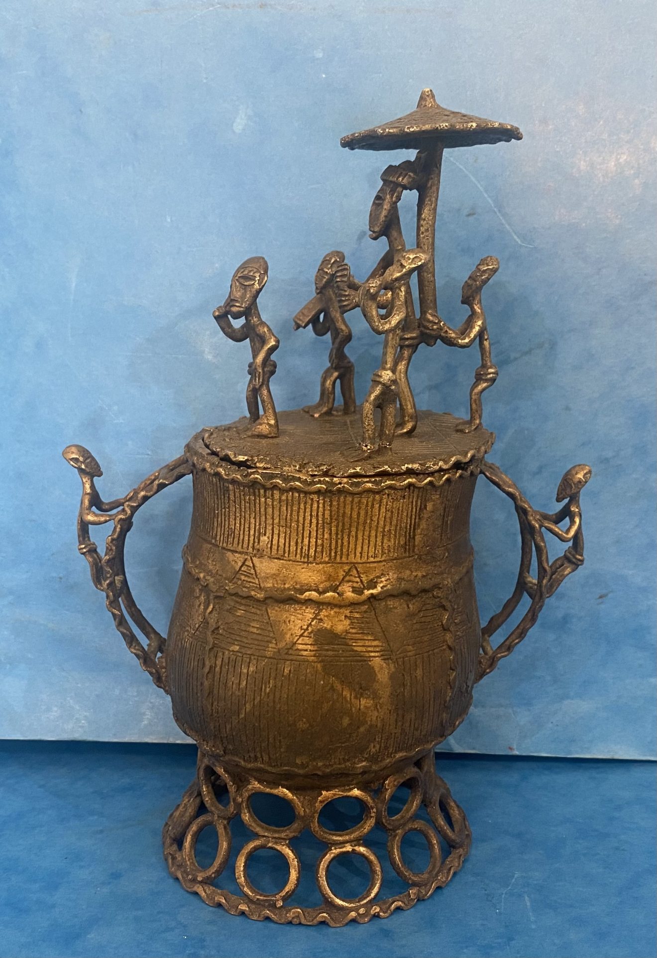 Bronze African Tribal “Ashanti Kuduo Bronze container. - Mostly Boxes ...