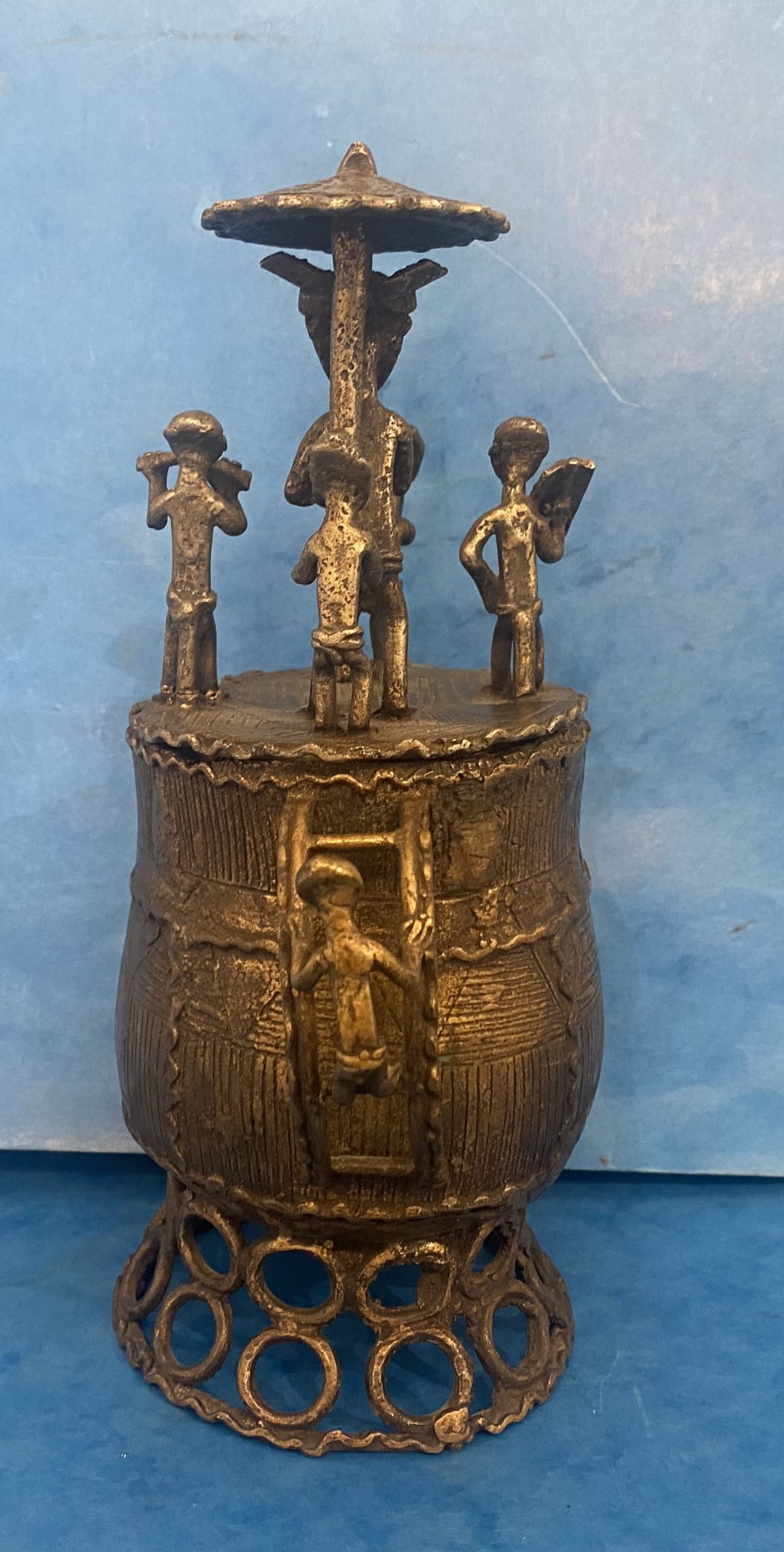 Bronze African Tribal “Ashanti Kuduo Bronze container. - Mostly Boxes ...