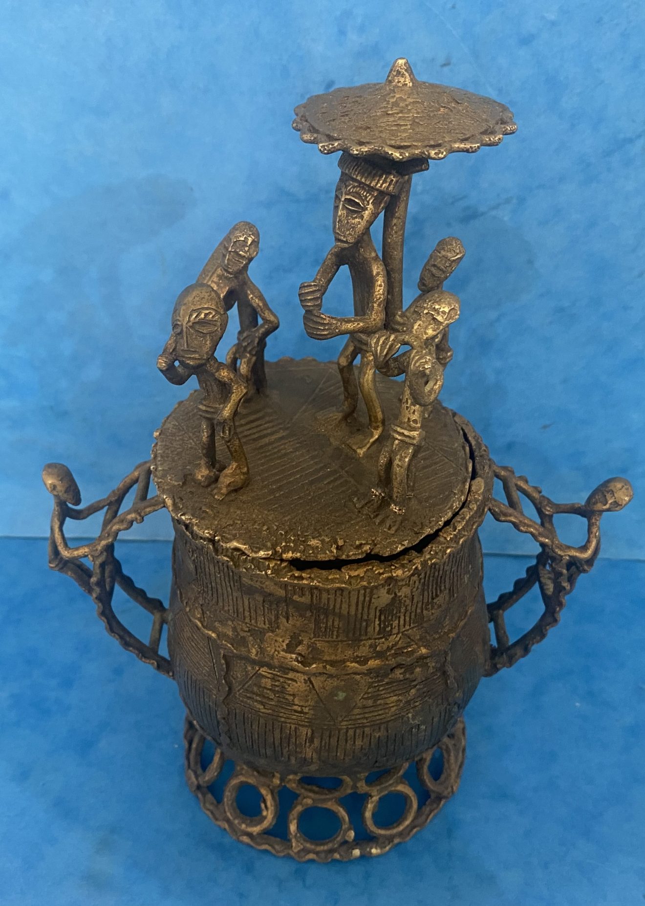 Bronze African Tribal “Ashanti Kuduo Bronze container. - Mostly Boxes ...