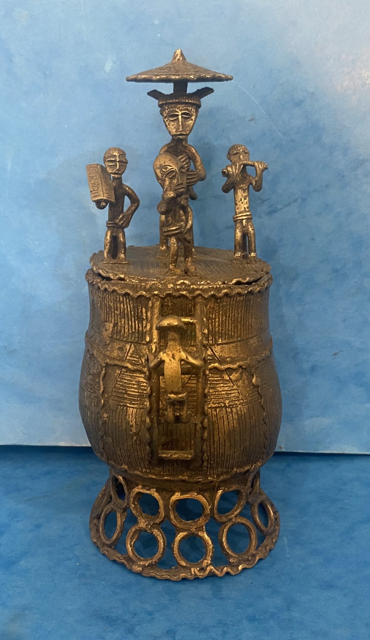 Bronze African Tribal “Ashanti Kuduo Bronze container. - Mostly Boxes ...
