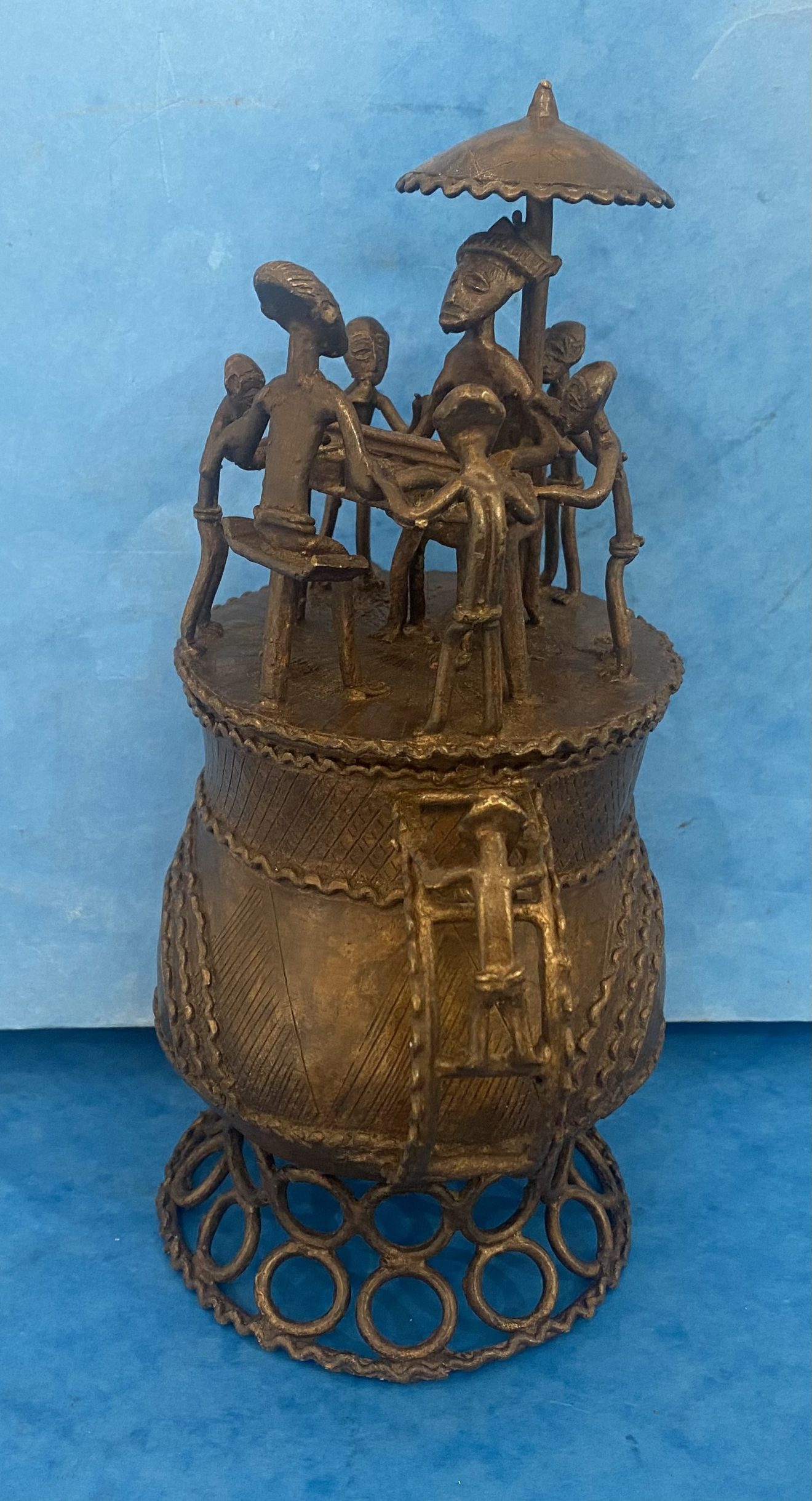 Bronze African Tribal “Ashanti Kuduo Bronze container - Mostly Boxes ...