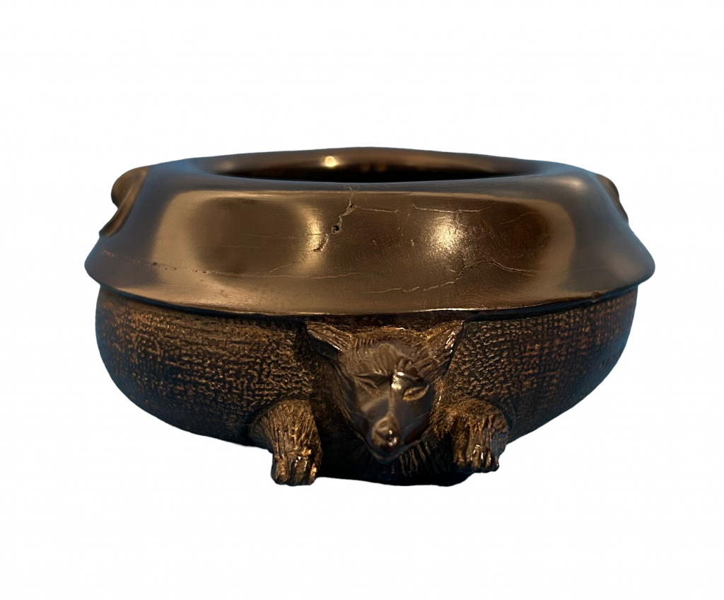 19th Century Small Black Forrest Bear Bowl. - Mostly Boxes Antiques!