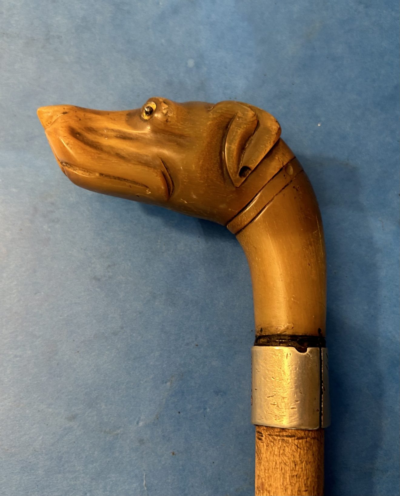 Victorian Gentleman’s classic style Dog head walking stick/cane ...