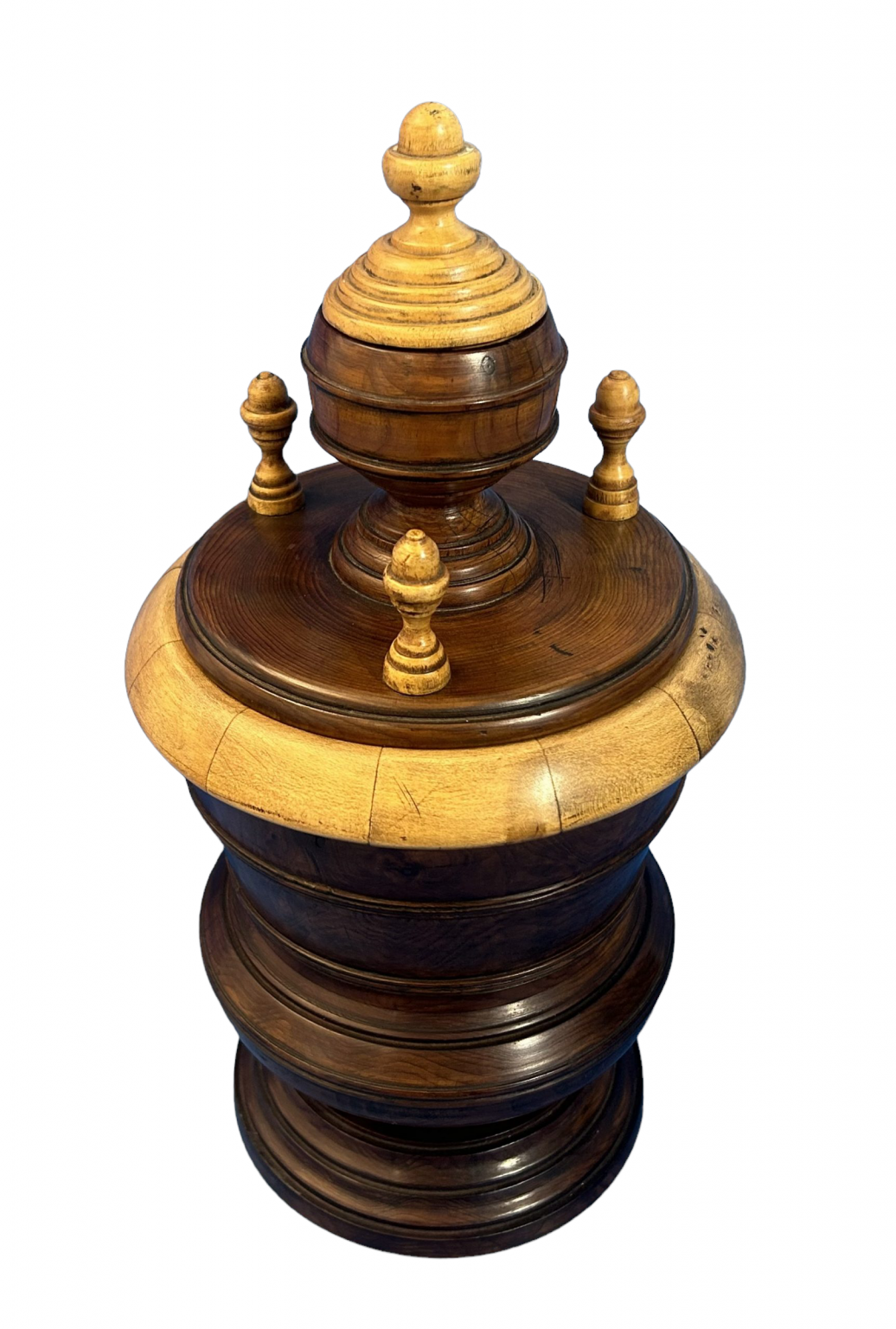 19th Century Unusual Yew Bowl And Liner. - Mostly Boxes Antiques!