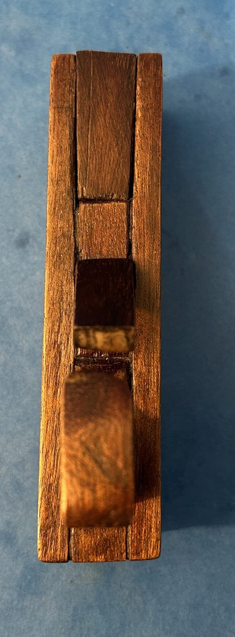 Victorian Mahogany Snuff Box In The Shape Of A Carpenters Bench Plane ...