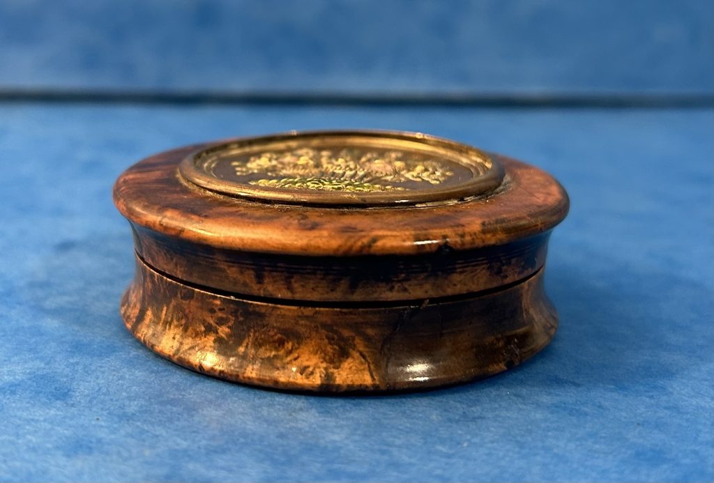 19th Century French Brass Mounted Thula Snuff Box. - Mostly Boxes Antiques!