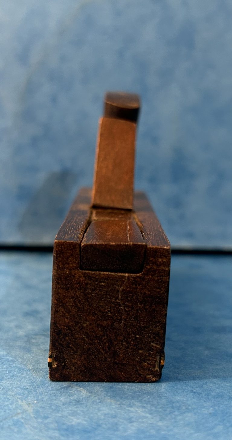 Victorian Mahogany Snuff Box In The Shape Of A Carpenters Bench Plane ...