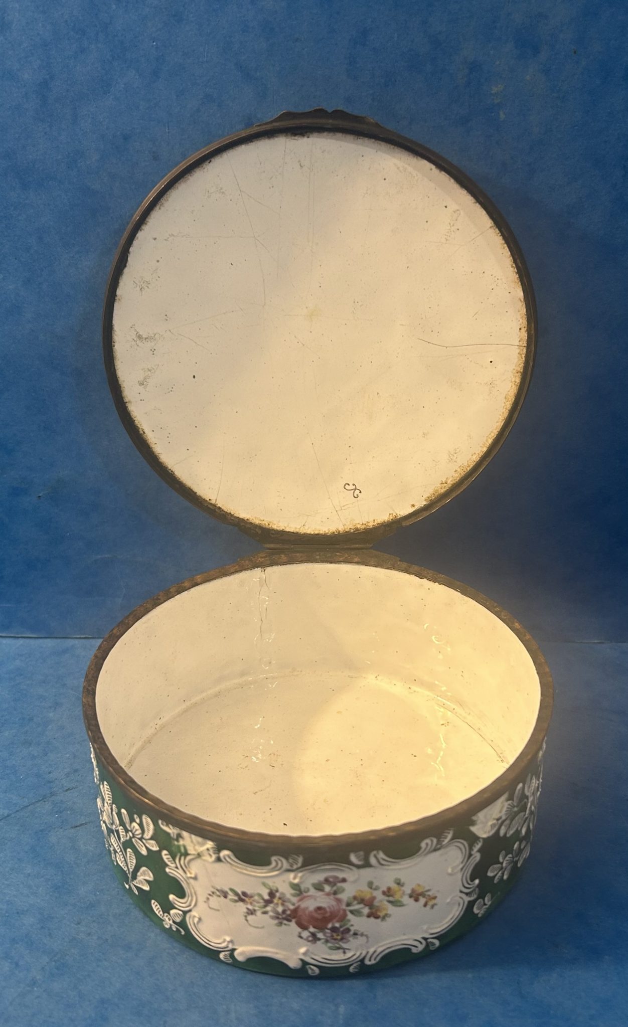 Victorian Samson Enamelled Box. - Mostly Boxes Antiques!