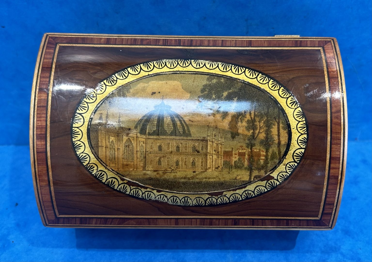 George III Yew Box With A View Of Brighton. Reserved - Mostly Boxes ...