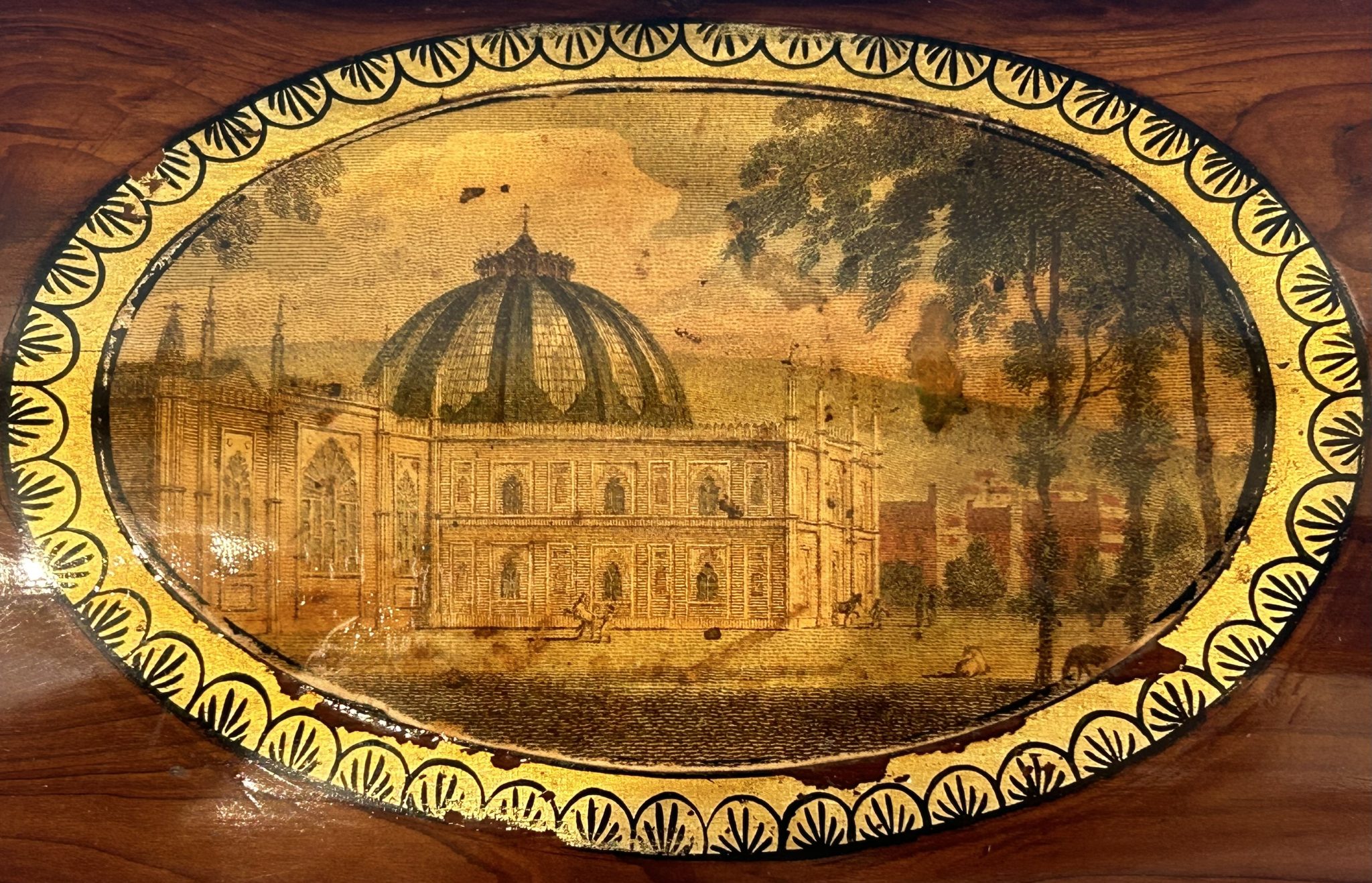 George III Yew Box With A View Of Brighton. Reserved - Mostly Boxes ...