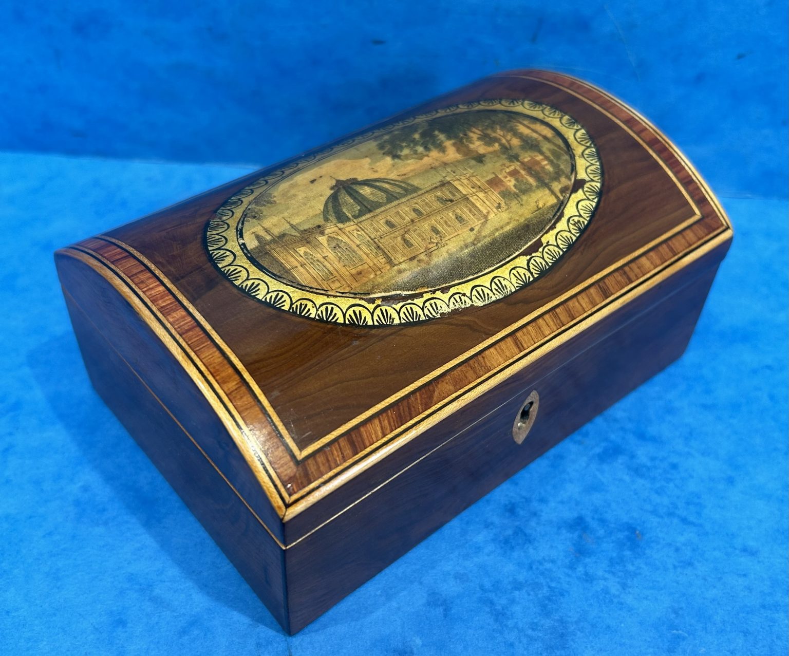 George III Yew Box With A View Of Brighton. Reserved - Mostly Boxes ...