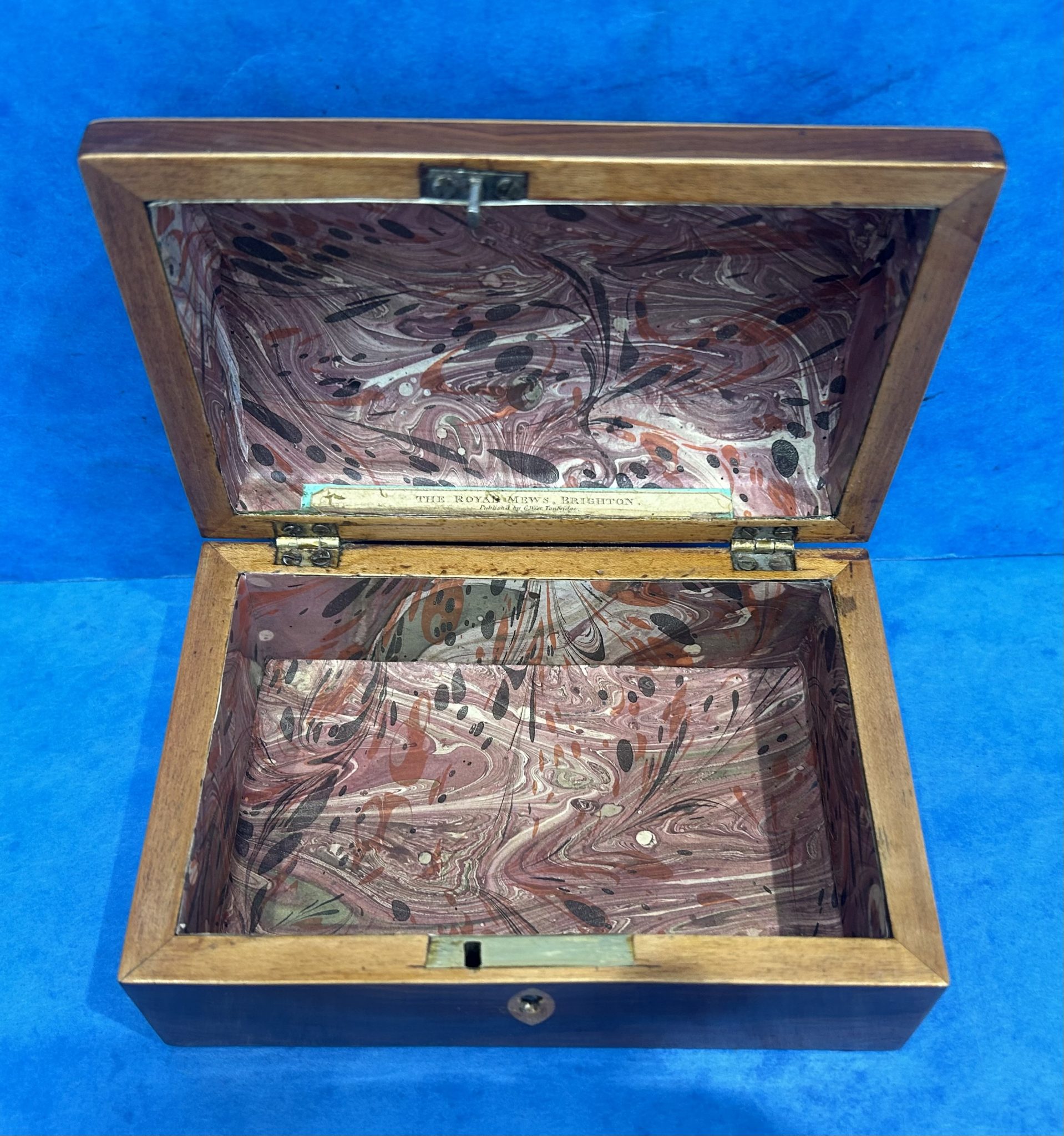 George III Yew Box With A View Of Brighton. Reserved - Mostly Boxes ...