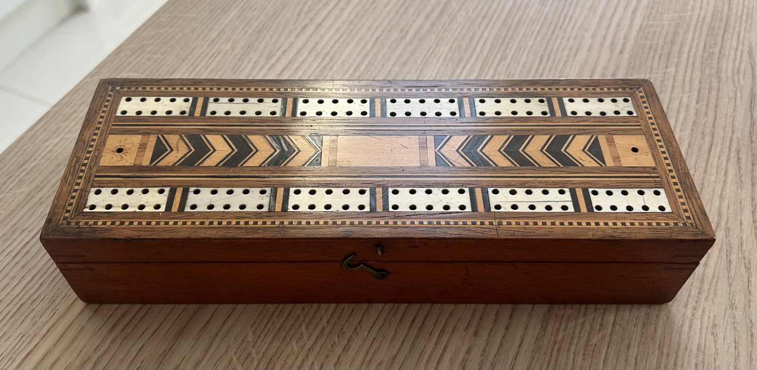 A Collection Of Five Victorian Games Boxes. - Mostly Boxes Antiques!