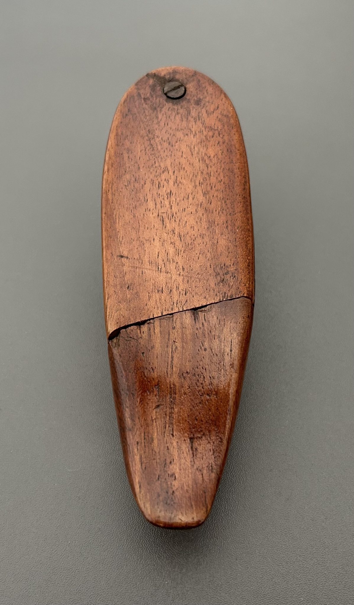 Victorian Mahogany Shoe Snuff Box. - Mostly Boxes Antiques!