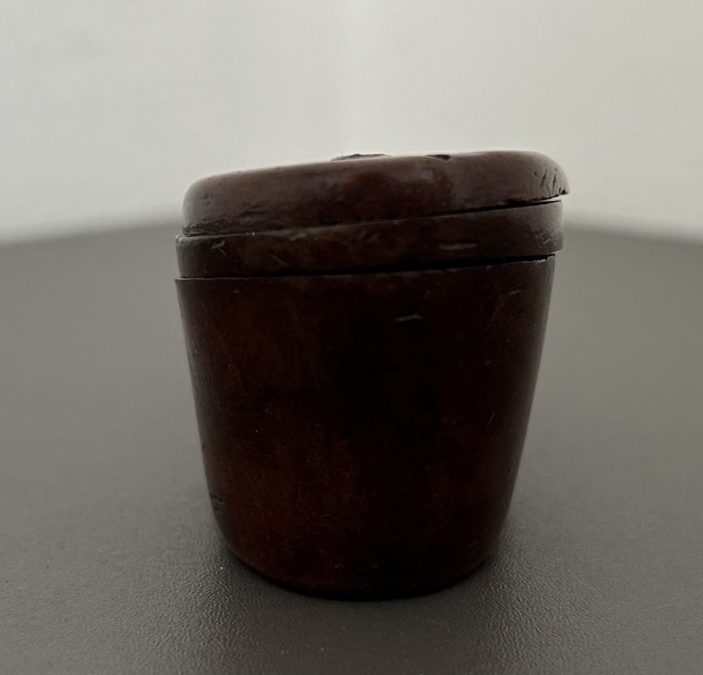 Victorian Mahogany Shoe Snuff Box. - Mostly Boxes Antiques!